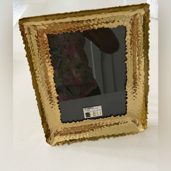 Trade India | Accents | Contemporary Gold Hammered Metal Picture Frame ...